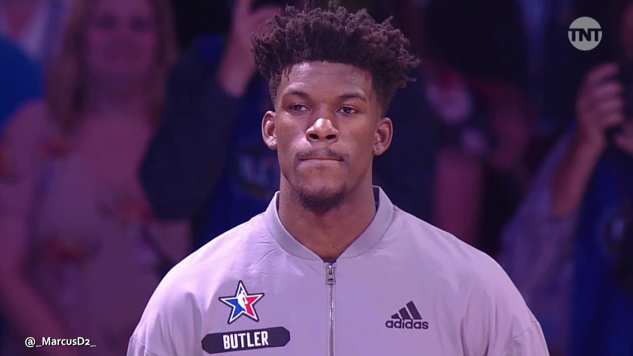 Jimmy Butler smirk reaction