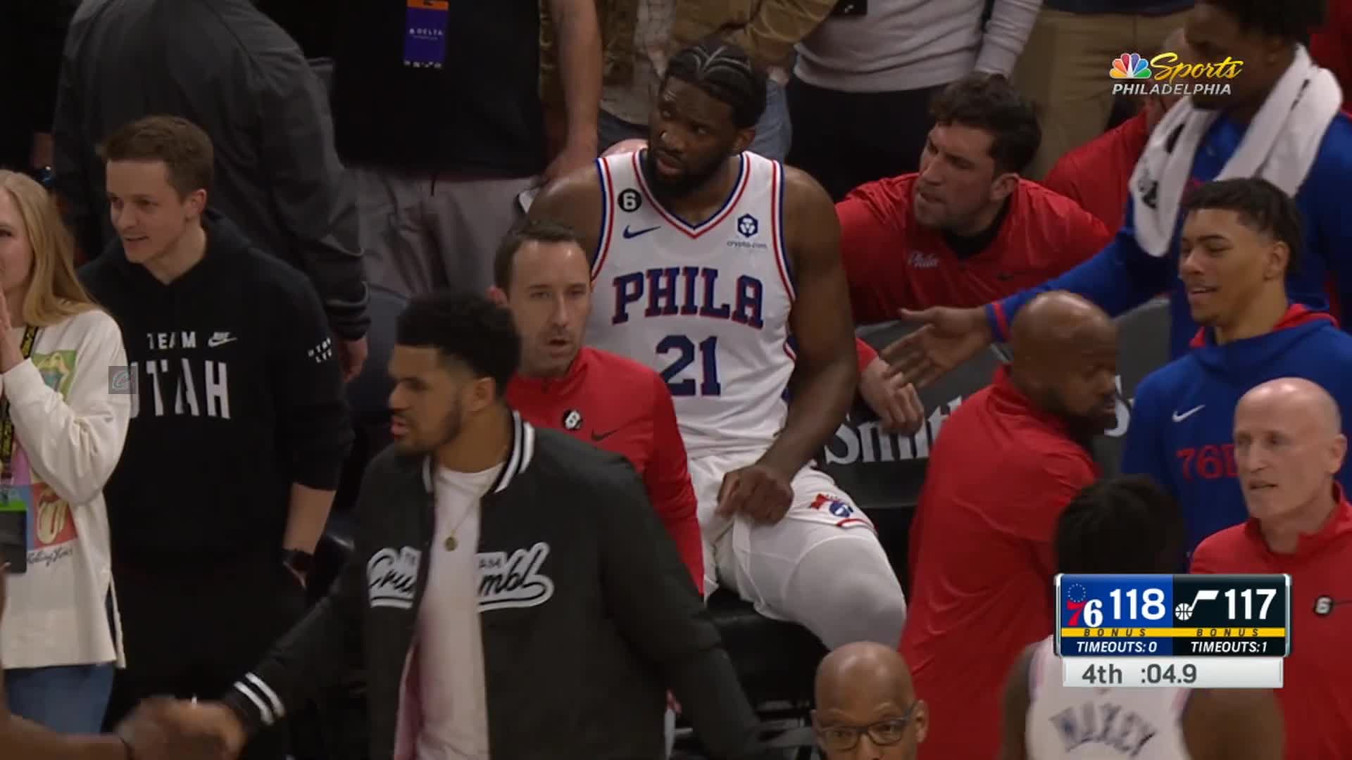 Embiid hits amazing game winner vs Jazz!!