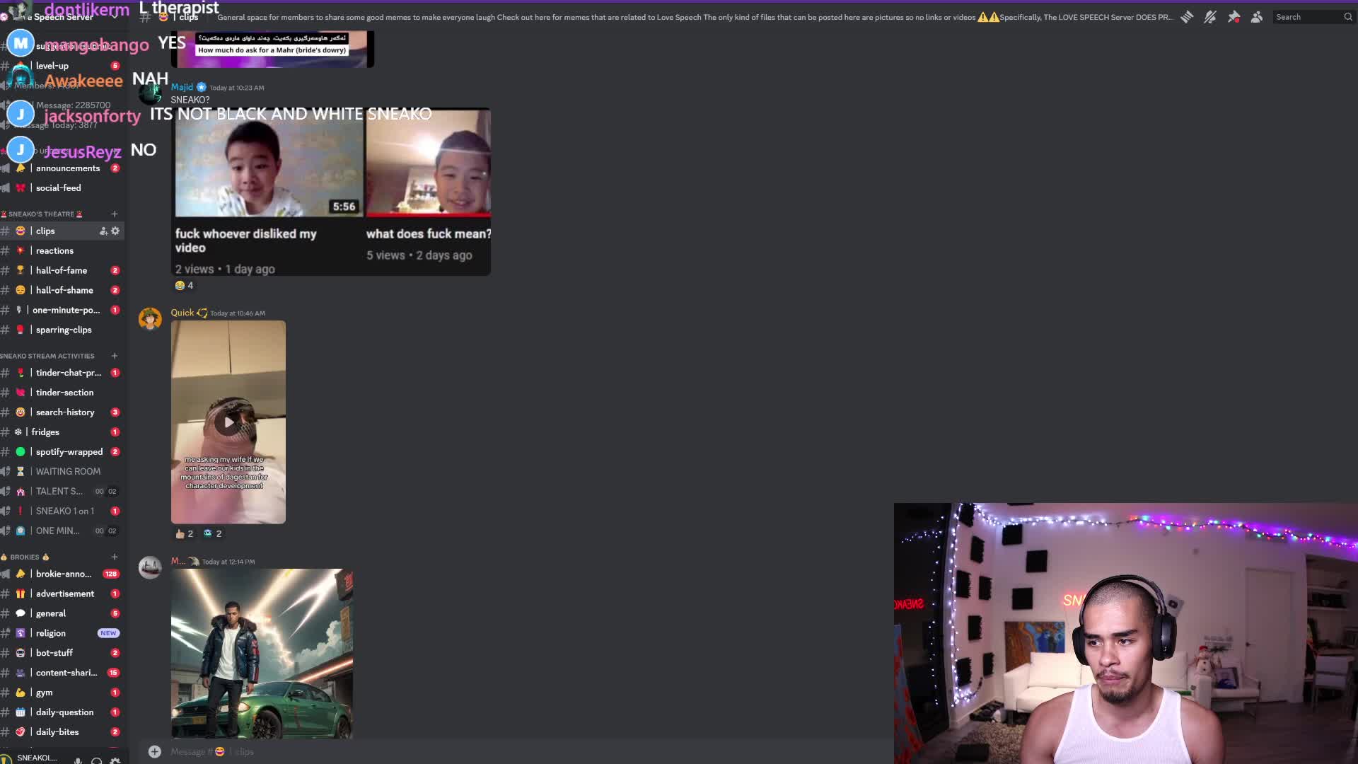Watch SNEAKO's thoughts after Dr.K | Streamable