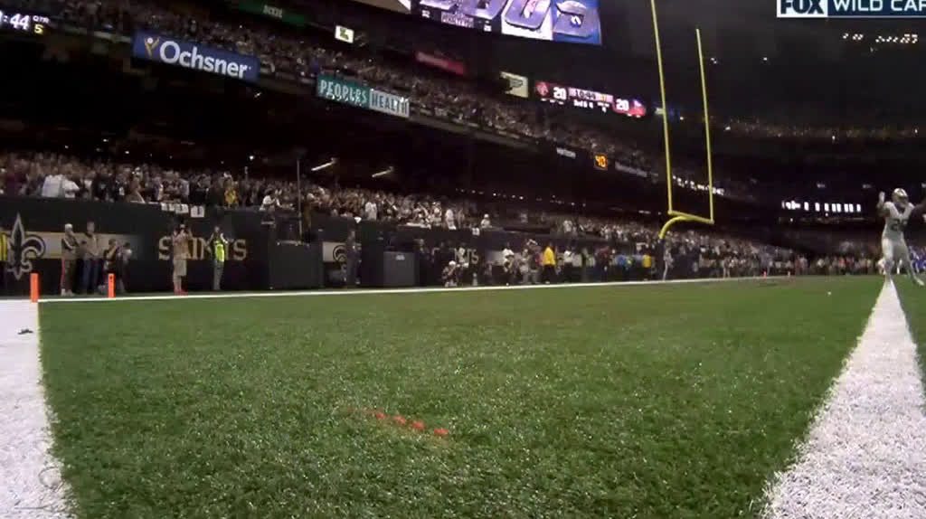 Week 18 2019 - Kyle Rudolph game-winning touchdown and possible push-off