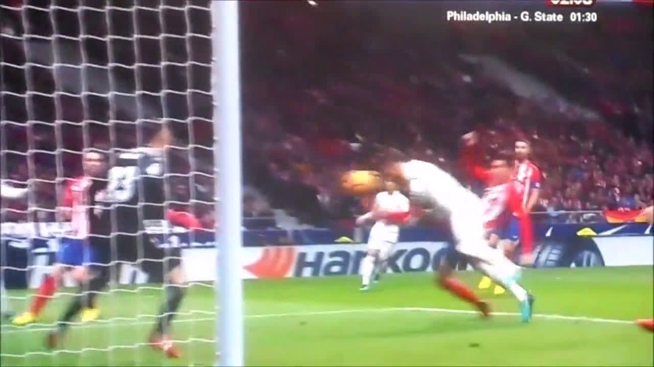 Watch Sergio Ramos Gets Horribly Kicked In His Face vs Atletico Madrid ...