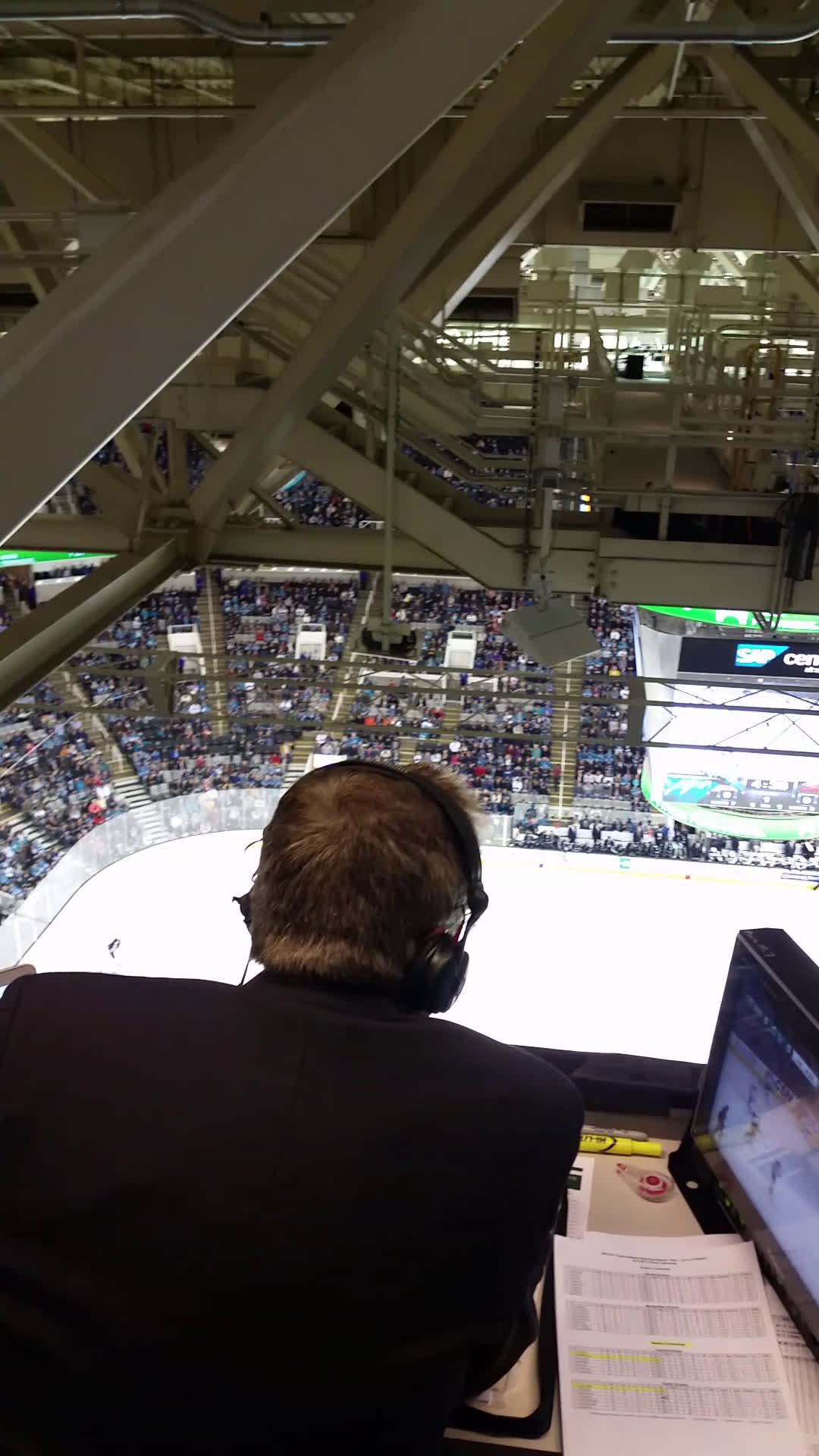 Randy Hahn doing his thing.