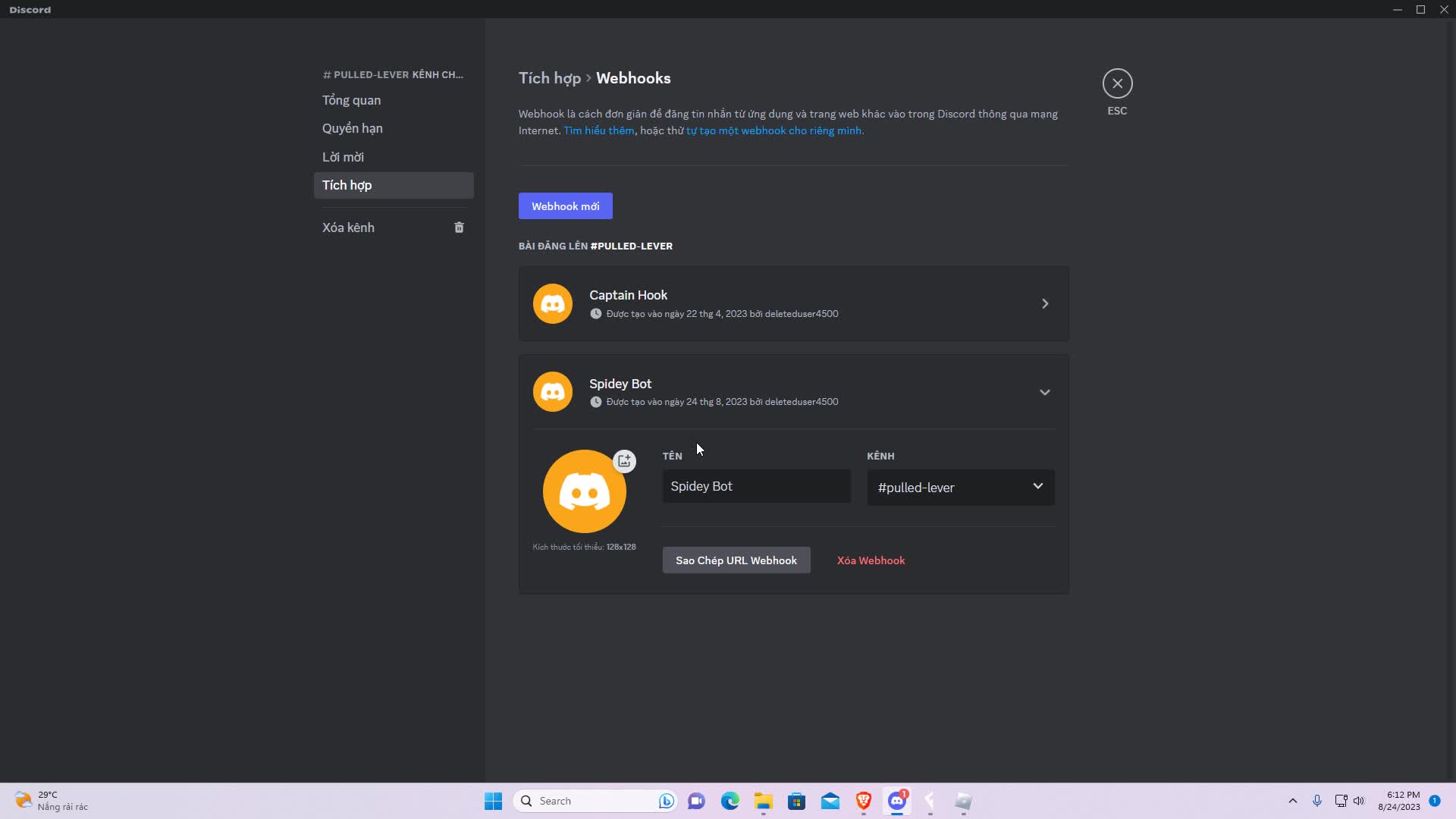 How To Create Webhook And Use in Banana Hub