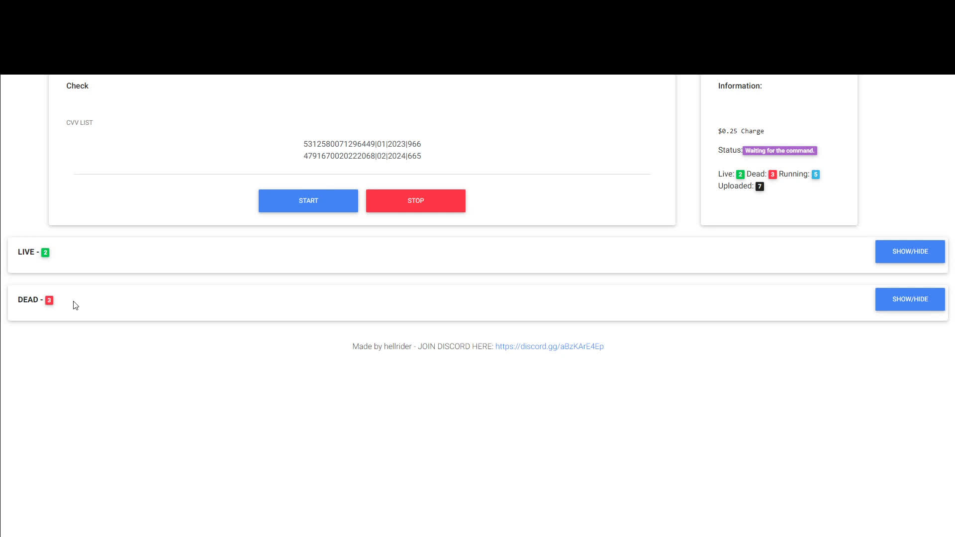 Cc Checker Other Api Gotohellchecker