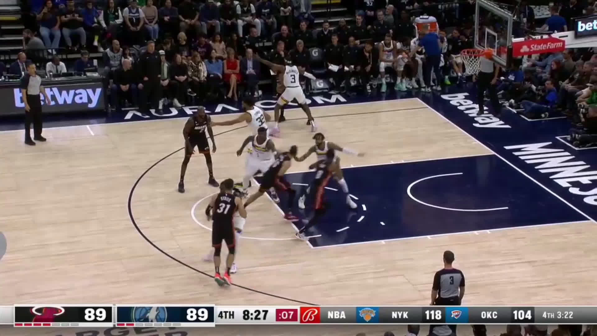 Kyle post split no Adv vs Min