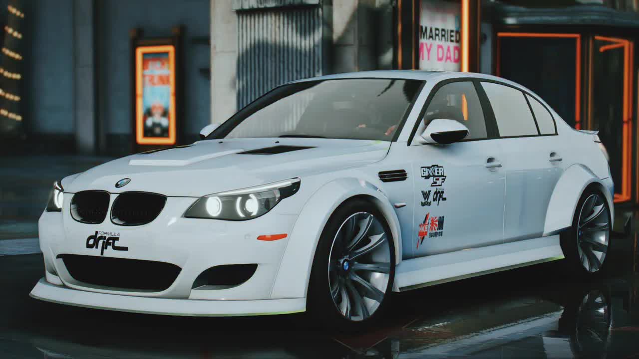 Bmw M5 E60 formula drift with animated lights | ITZ_Ahmad_2002