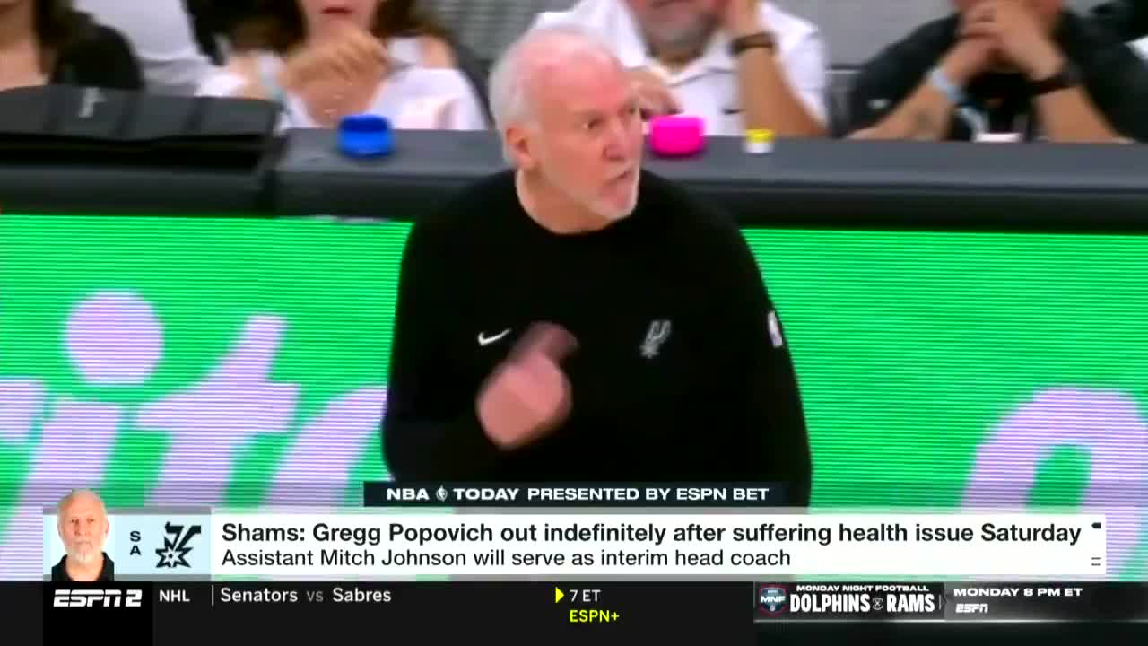 Watch Noah Magaro-George - A conflicting report on ESPN from what local Spurs media has shared ...