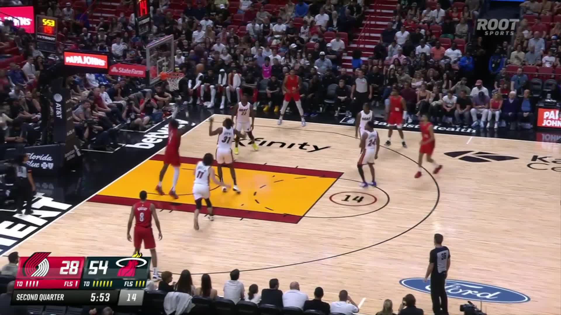 Watch Rayan slings a beautiful one-hand lob to Ayton for the dunk | Streamable