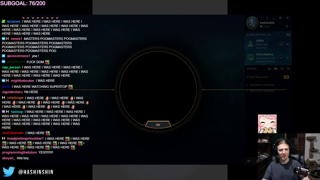 Hashinshin reaches Masters with a 18-0 winstreak