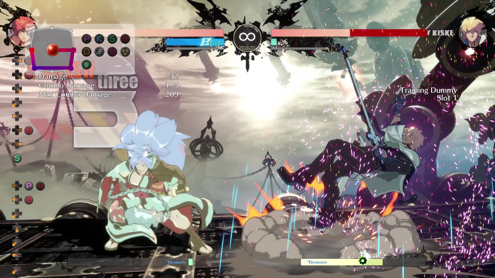 Reverse hit gun on burst. Prob hurtbox specific.