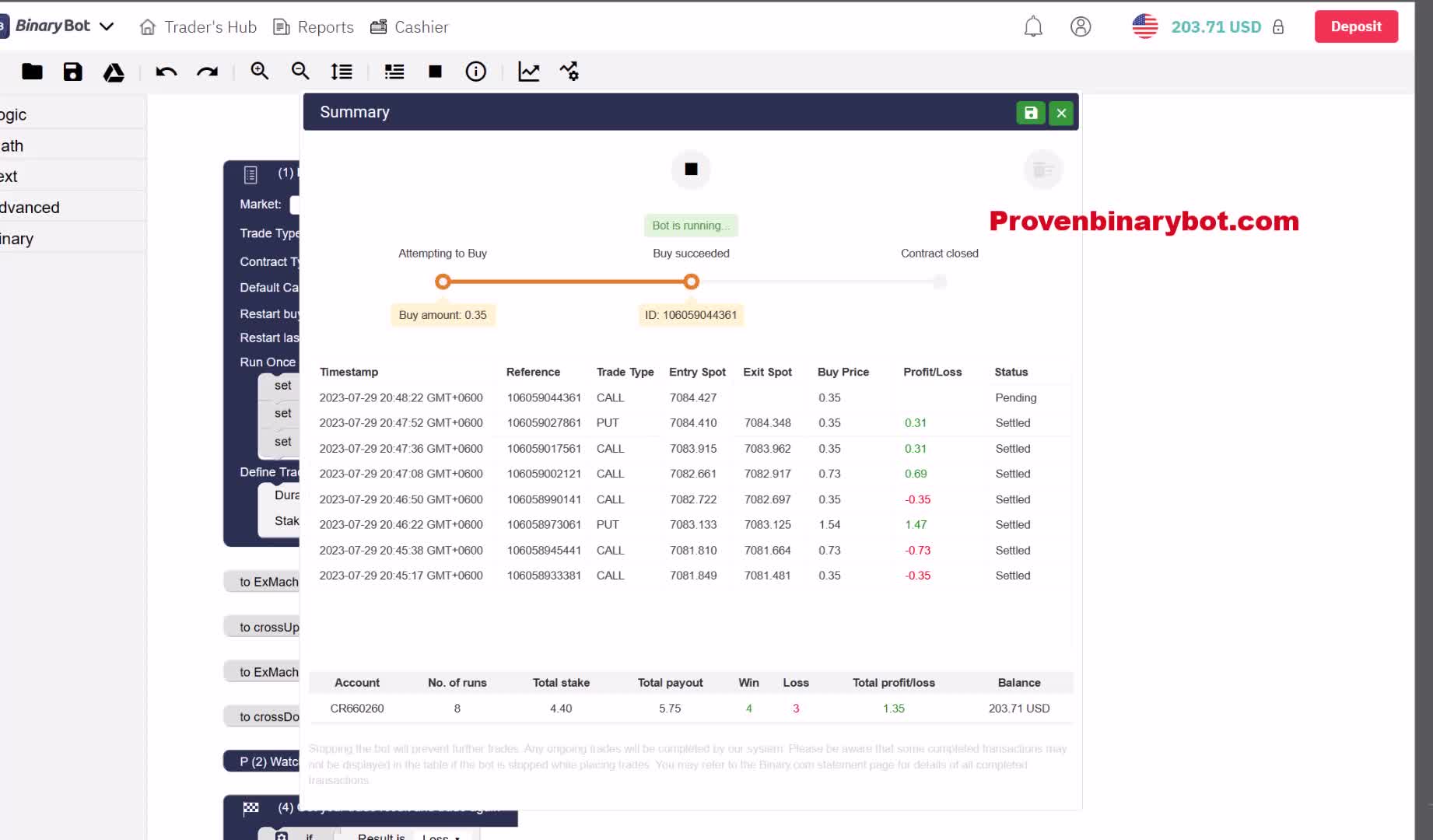 Watch PBB - Array Deriv Bot 1 | Streamable