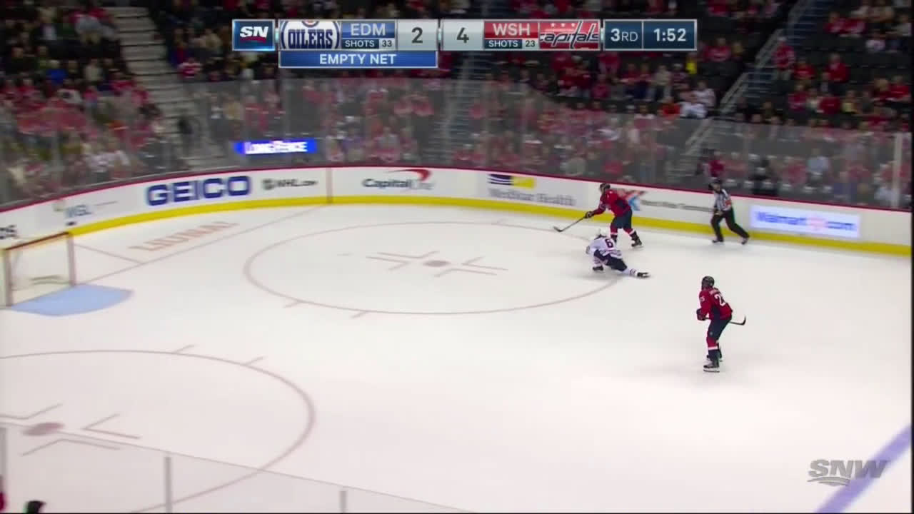 double empty net miss EDMvsWSH