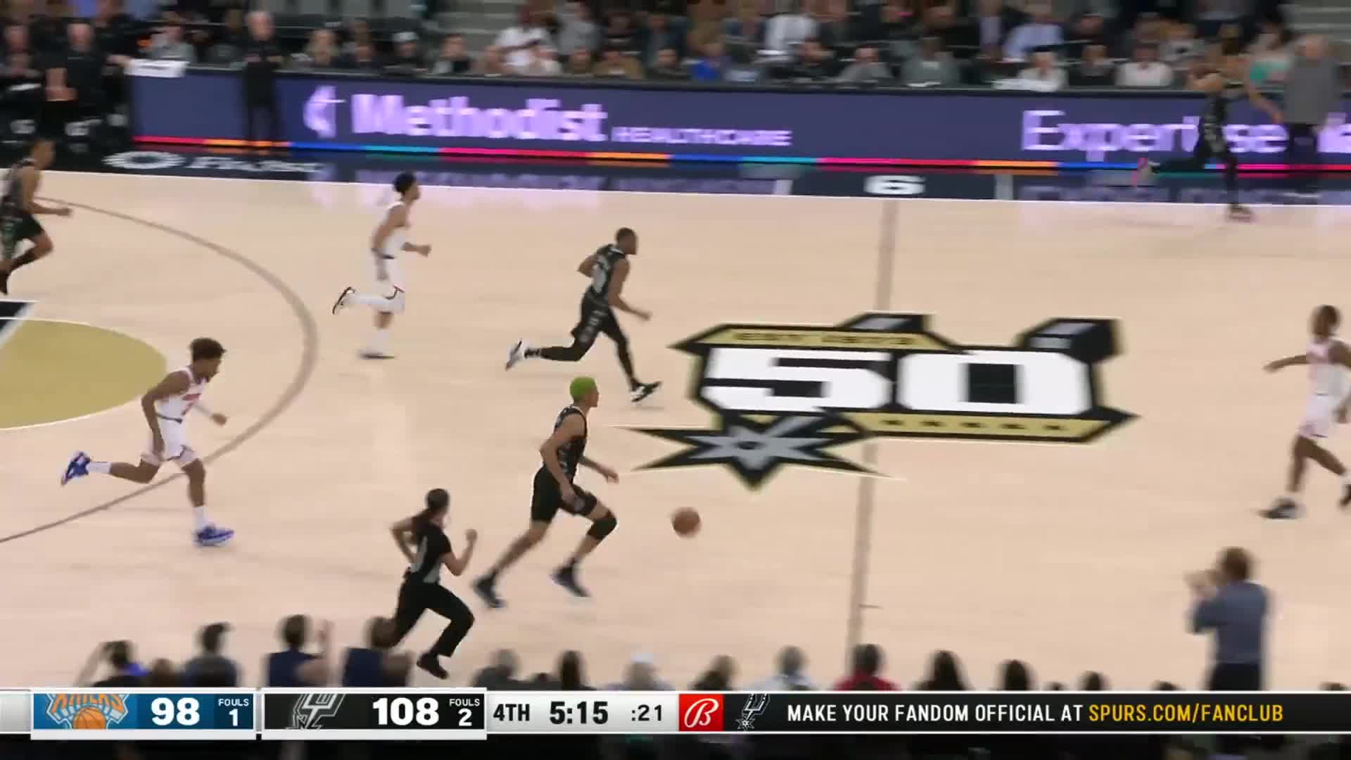 Watch [Highlight] The Spurs transition defense is on point! 🎯 | Streamable