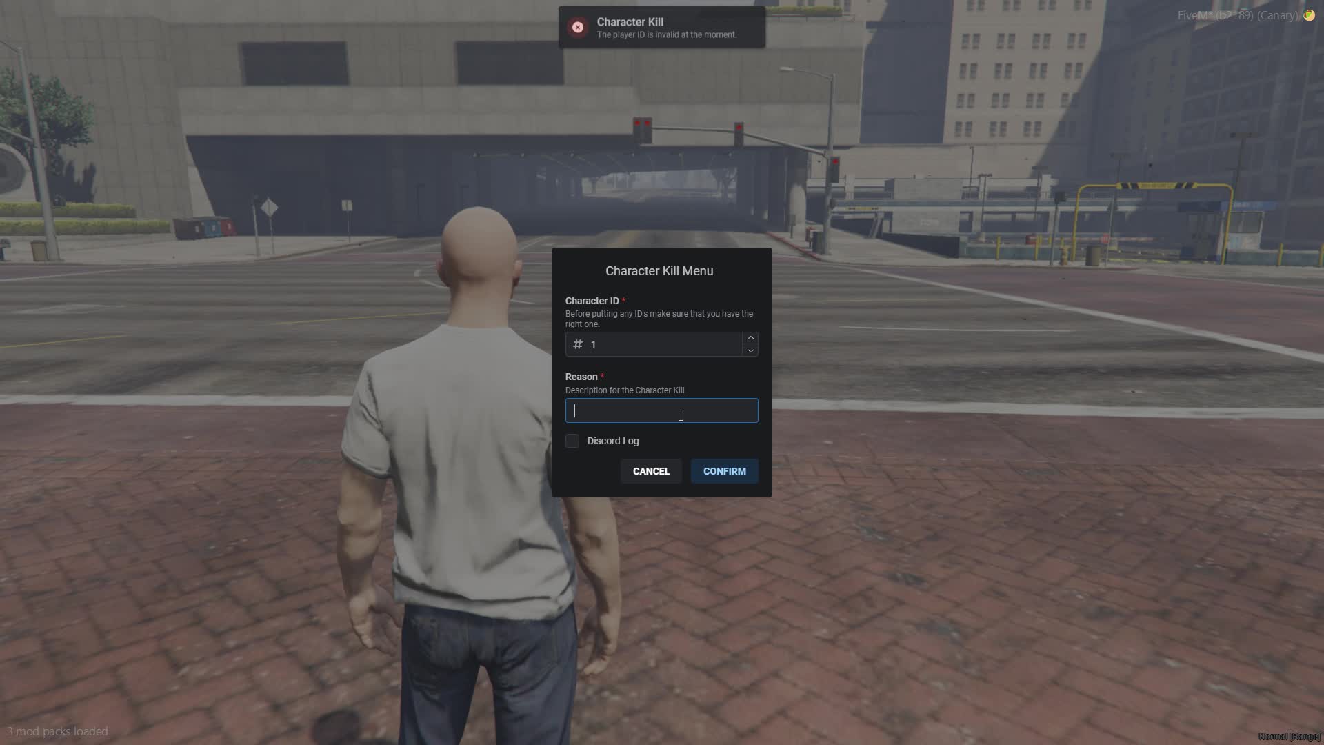 Character Kill - Trap Development