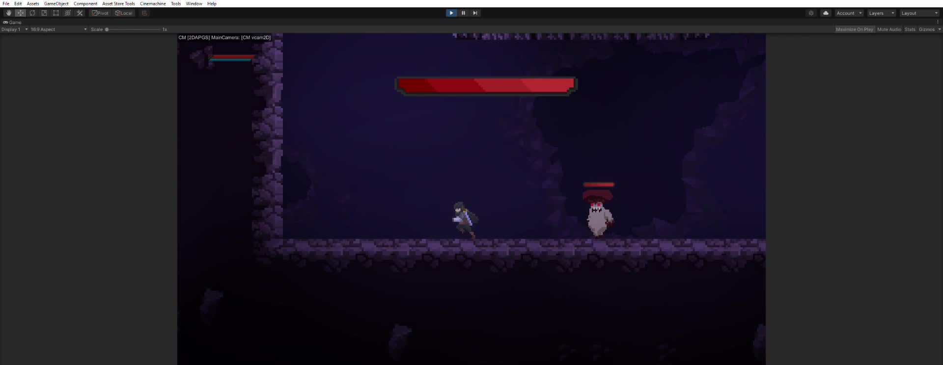 2D Fantasy Platformer - How to setup Boss Health bar