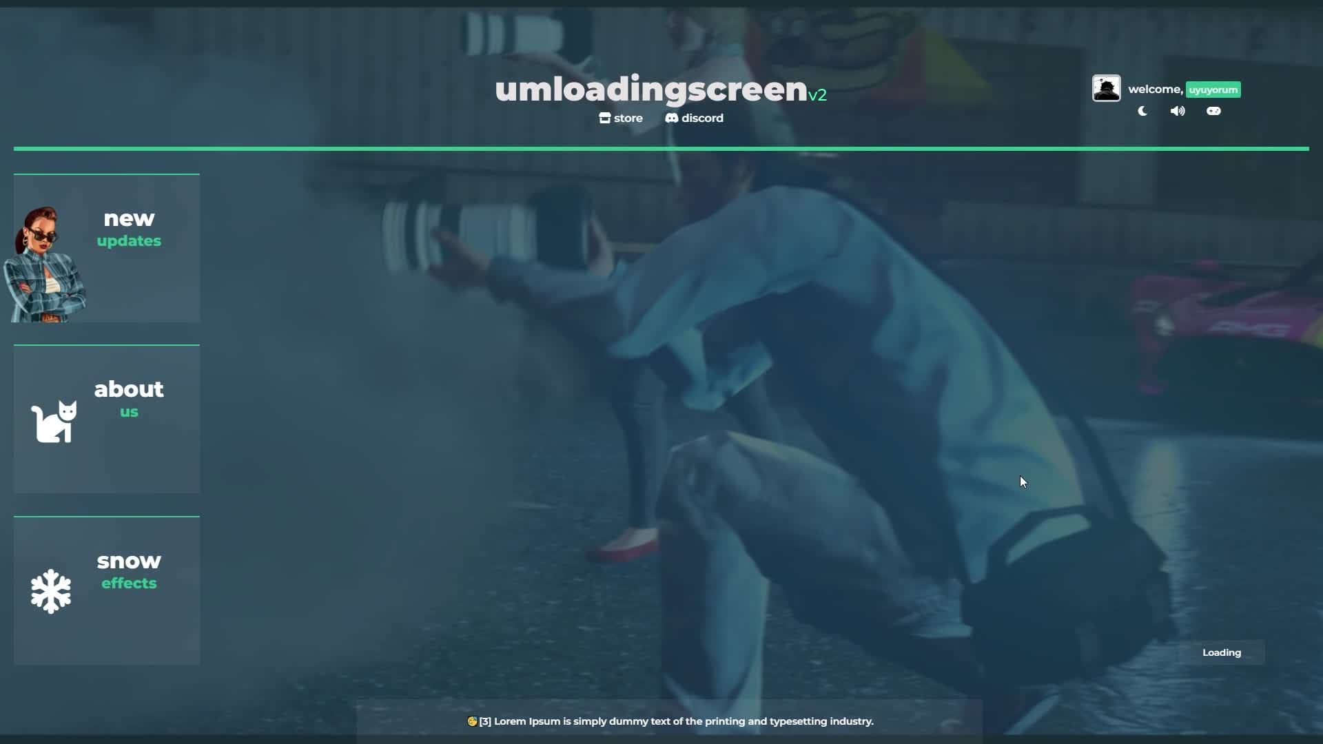 Watch UM Loading Screen V2 | uyuyorumstore.com | Streamable