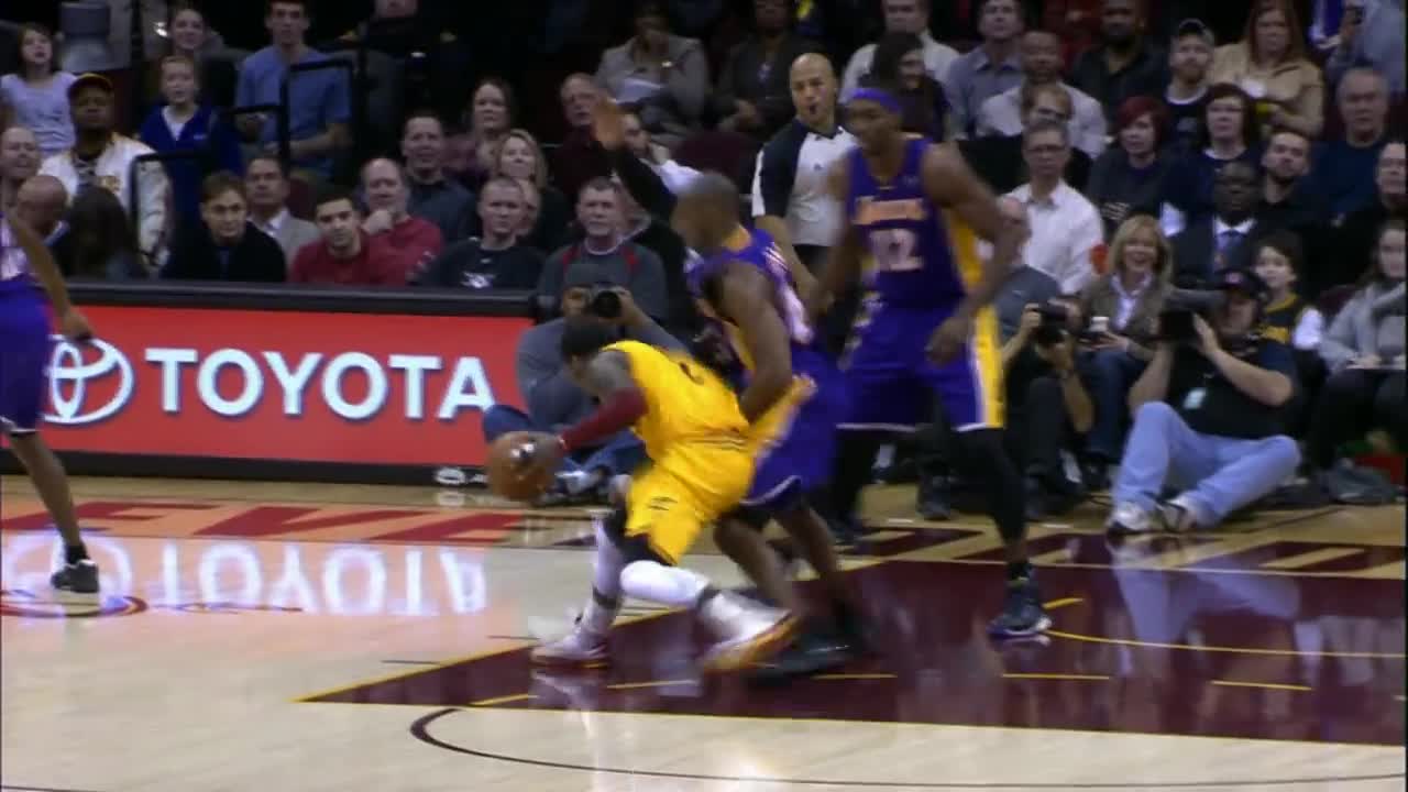 Kobe locking up Kyrie