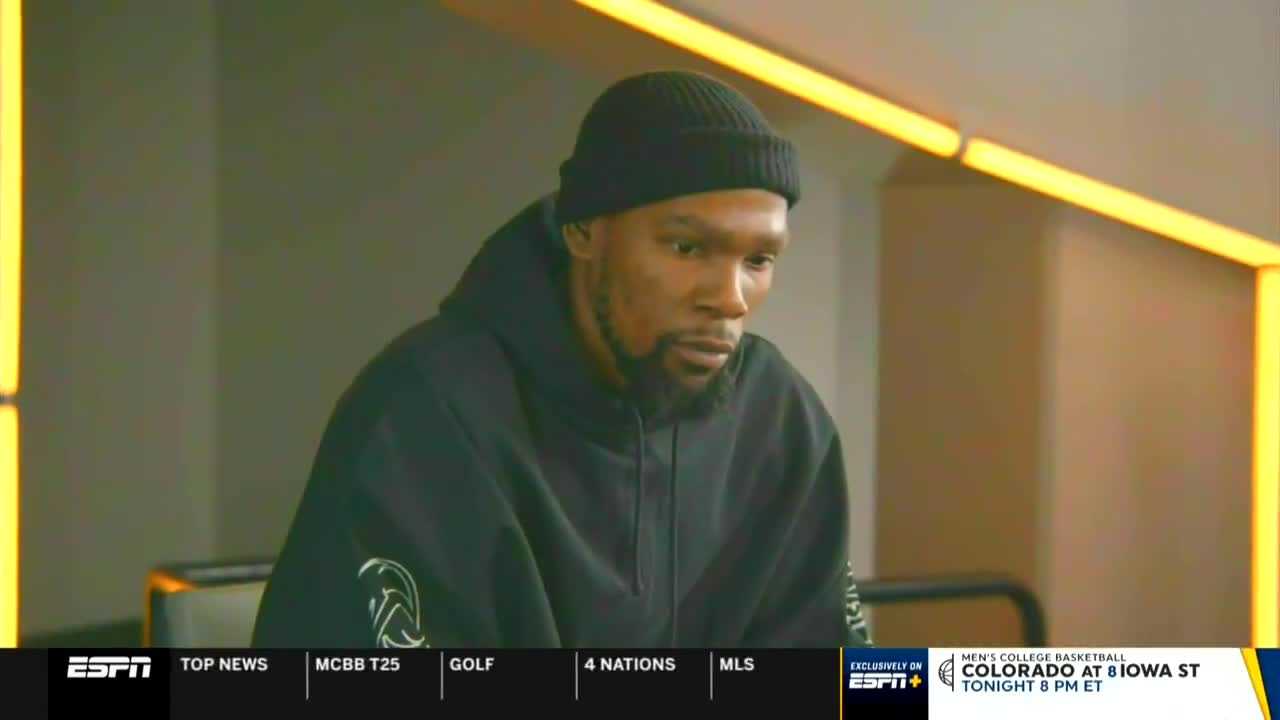 Watch Kevin Durant on possibly being moved this summer: "You gotta ask the front office about ...