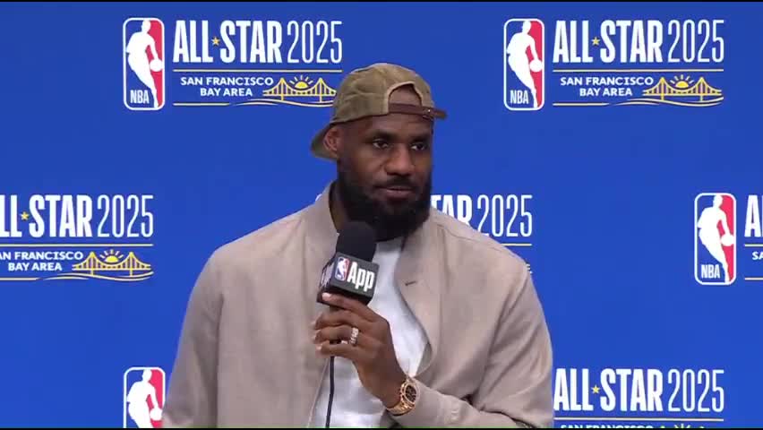Watch LeBron confirms he won't be playing in the All-Star Game | Streamable