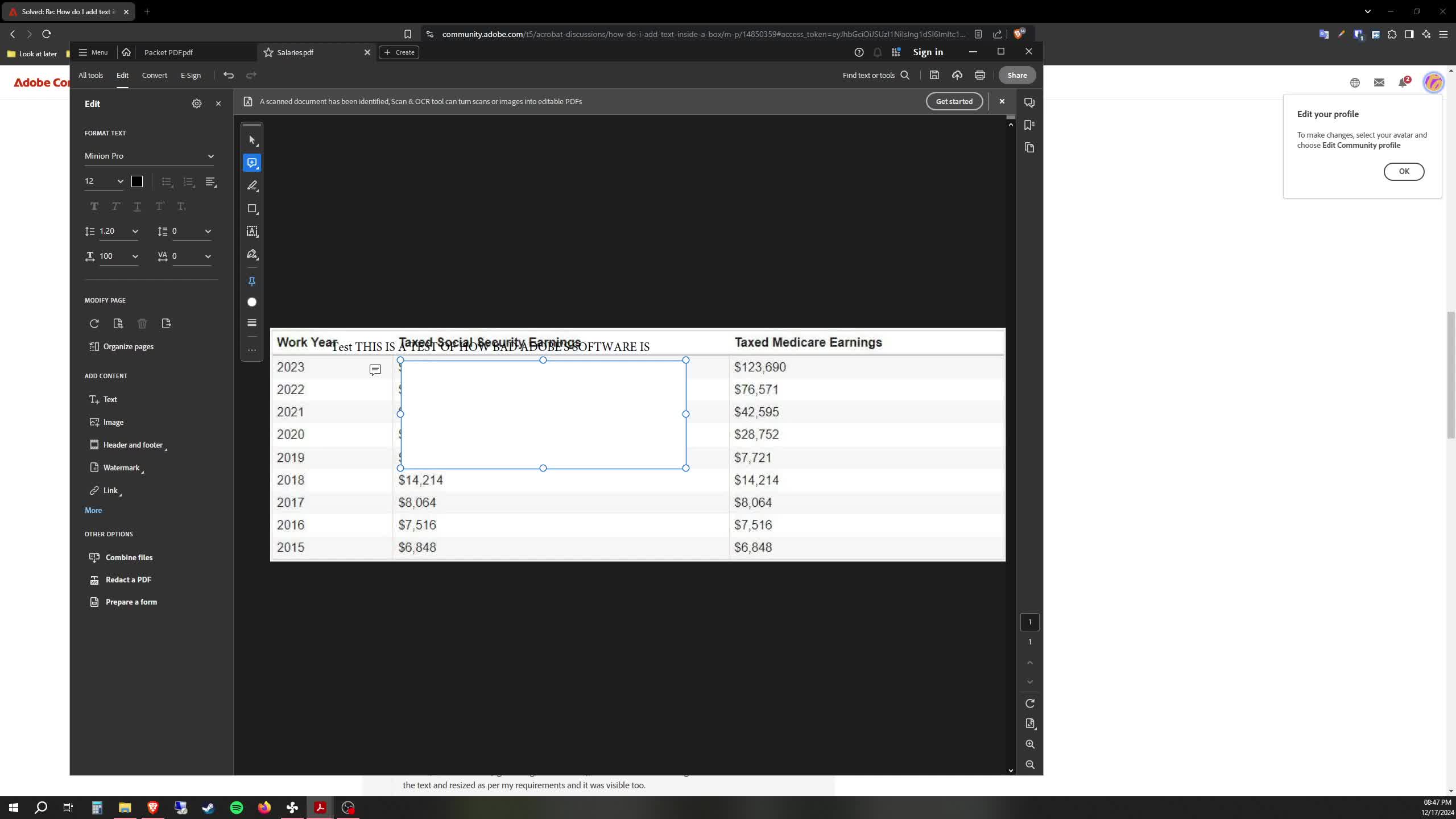 Watch Adobe Acrobat Pro SUUUUUUUCKS | Streamable