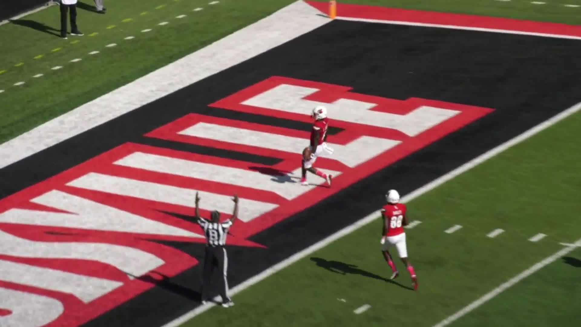 Jackson comeback rushing TD