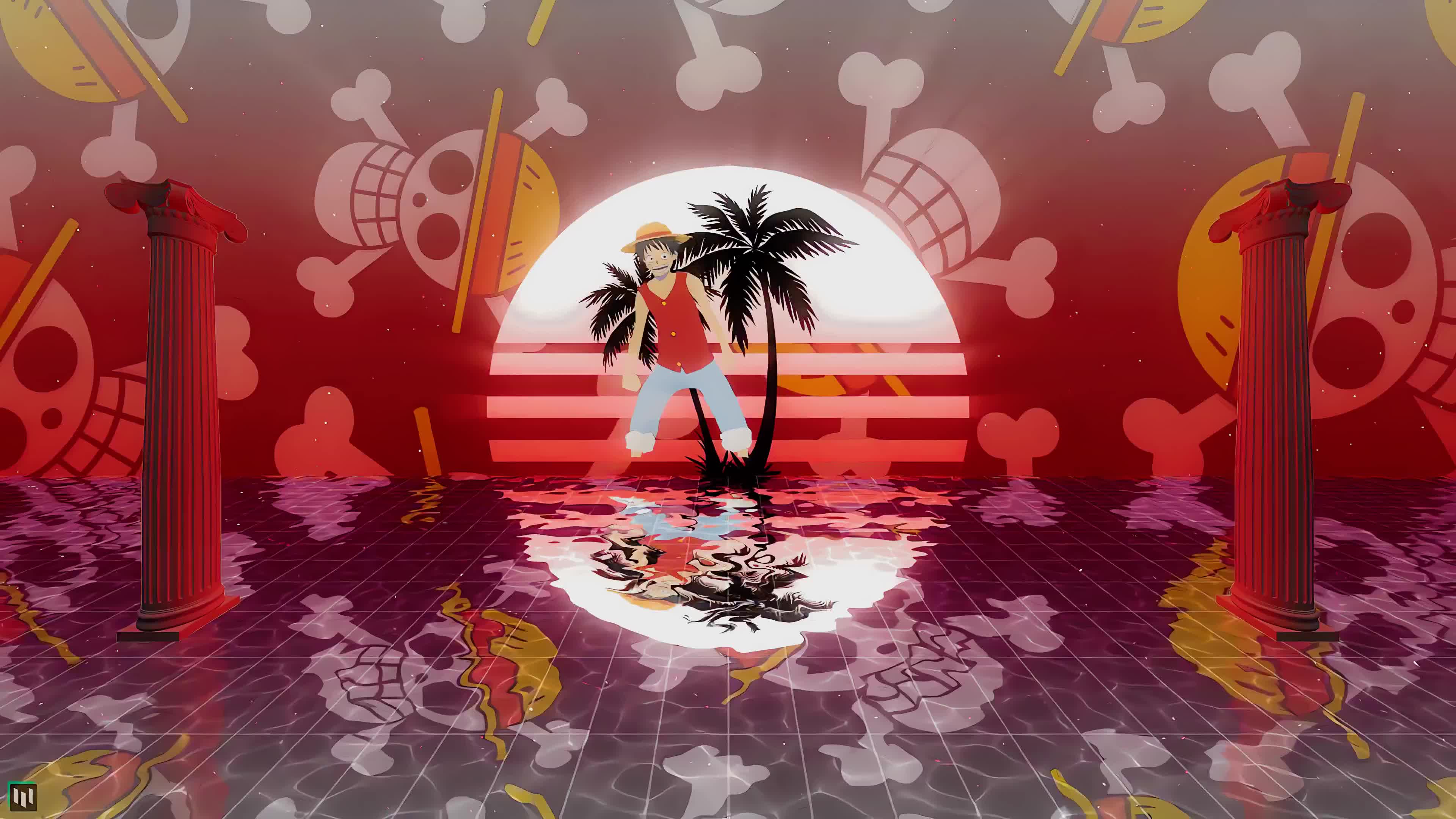 Dancing Luffy 4K Live Wallpaper