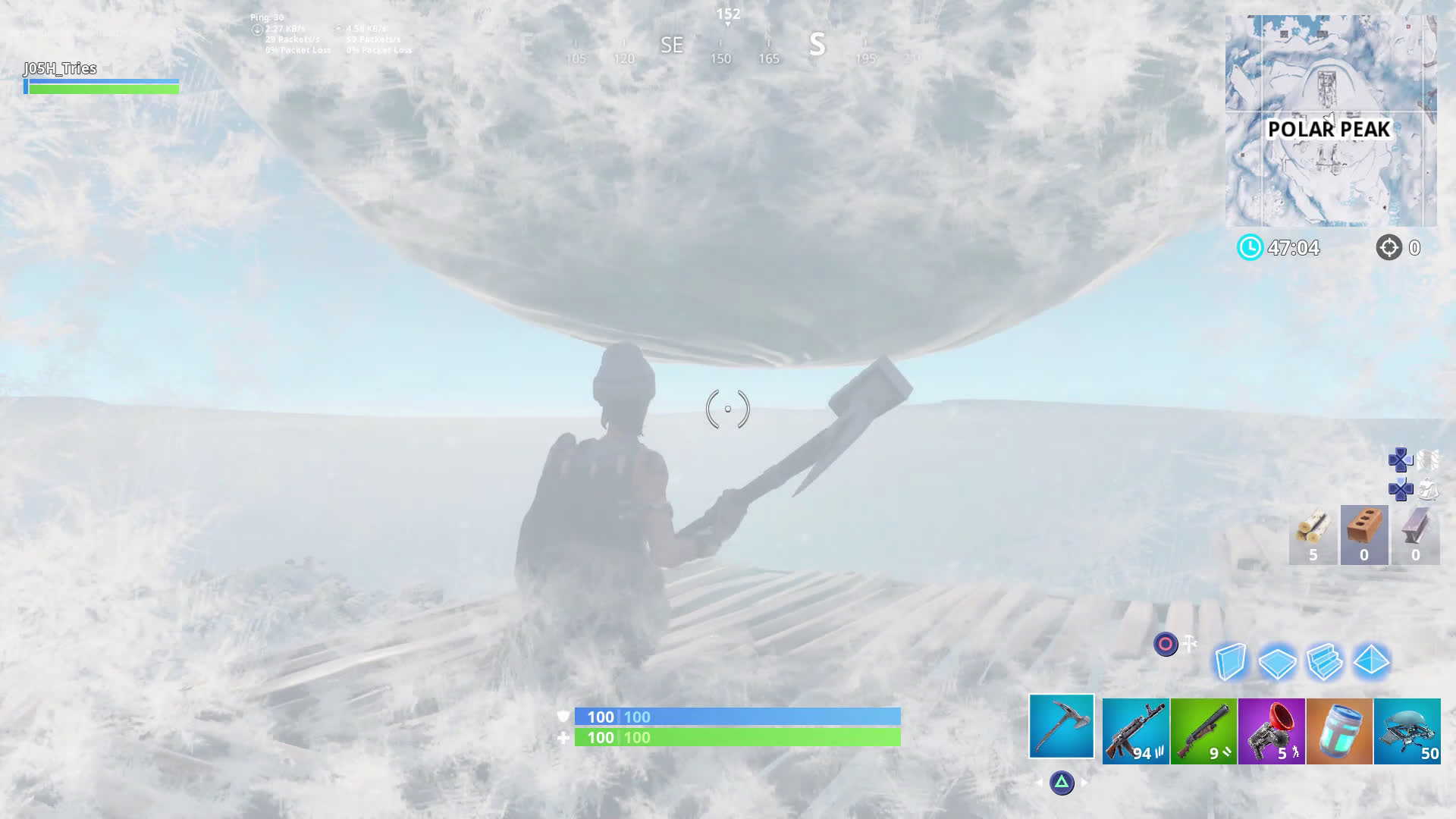 floating sphere fortnite