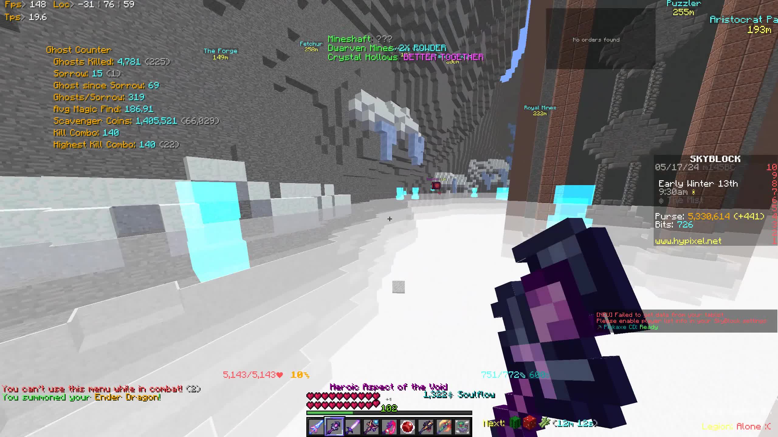 Watch You were saying? 1 tapping ghosts AOTD gdrag, edrag, mithril golem | Streamable