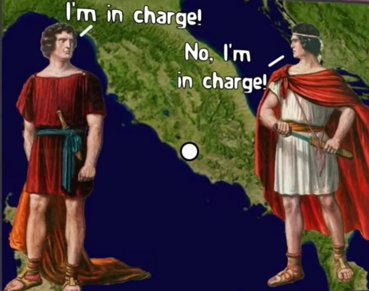 “no I’m in charge!”