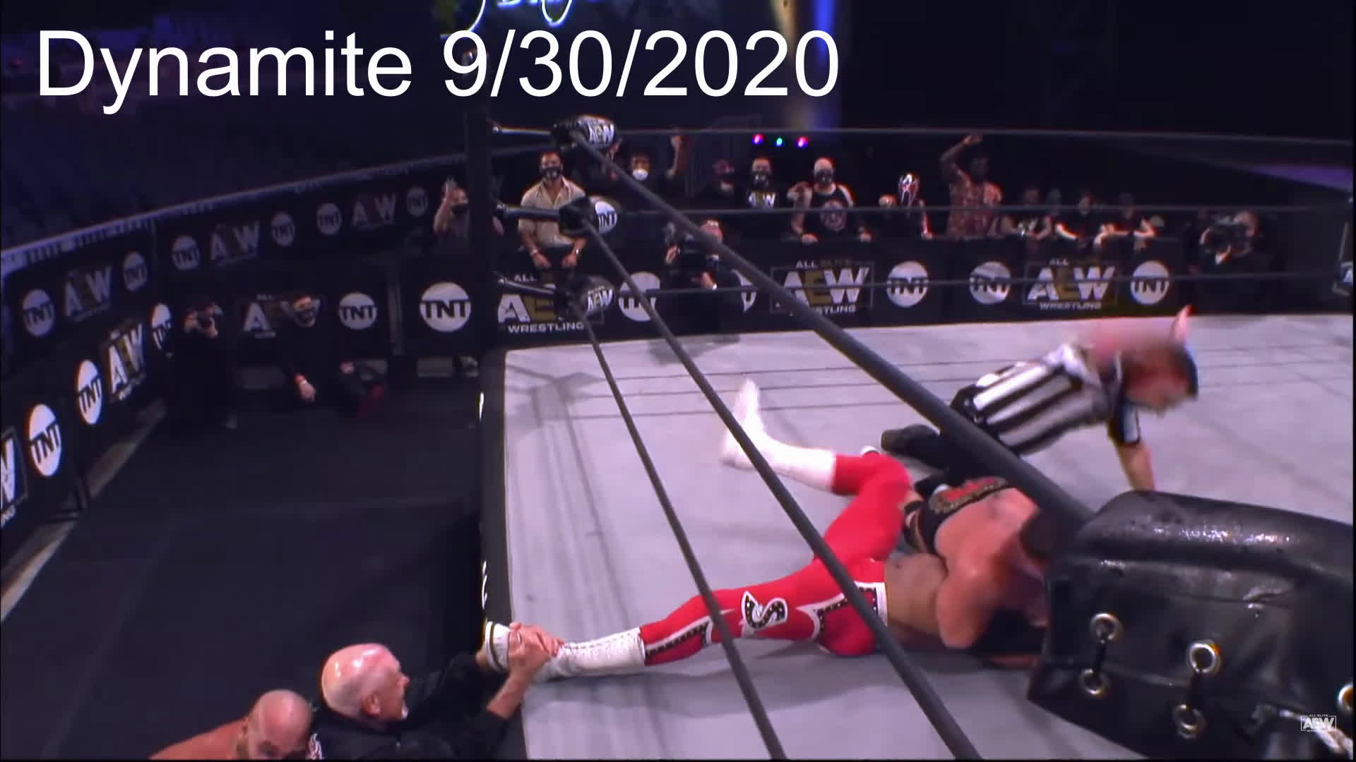 Ref always has back conveniently turned