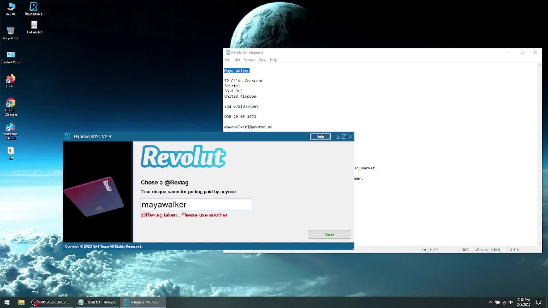 Watch Revolut Bypass KYC V2.4 Application | Streamable