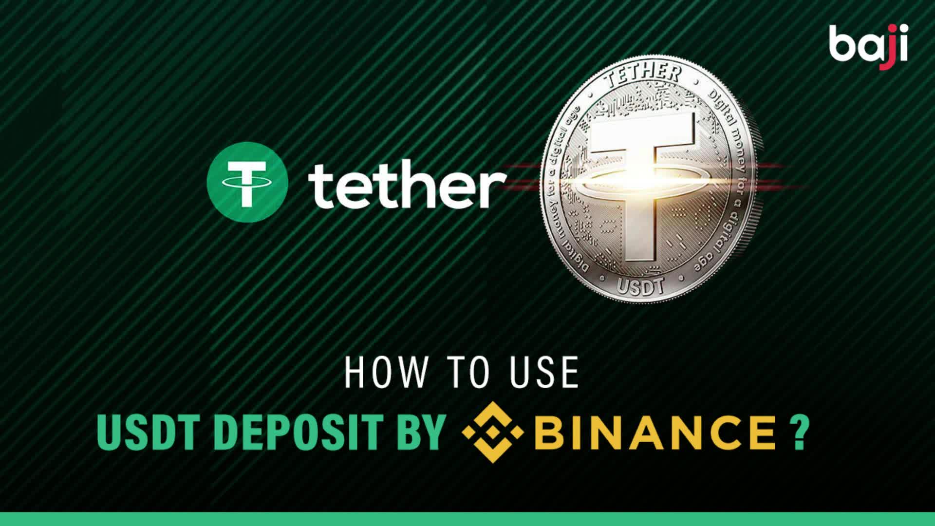 How to use USDT deposit by Binance? (PC Version)