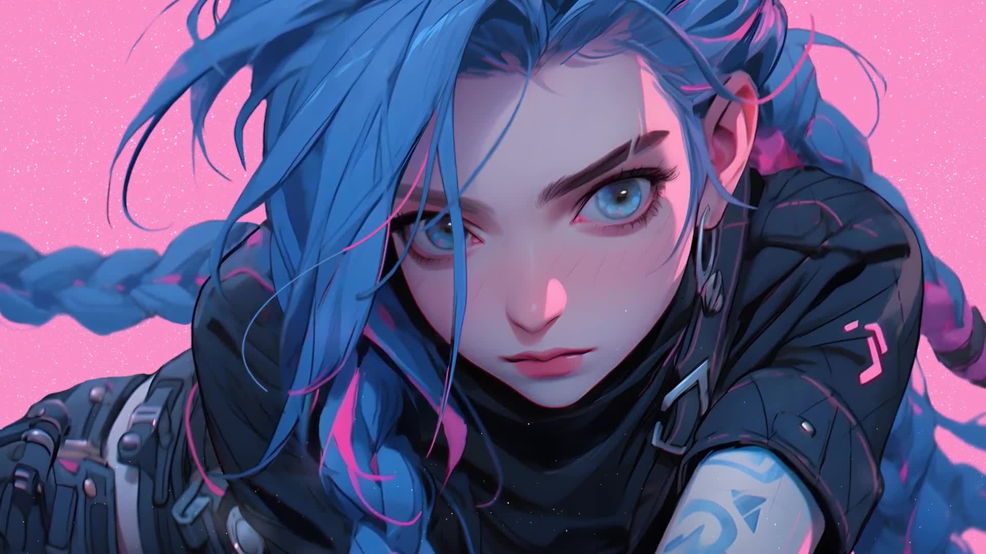 Jinx Purple Live Wallpaper