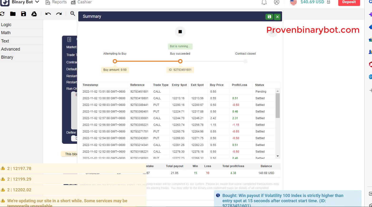 Watch PBB - Flex Profits Deriv Bot | Streamable