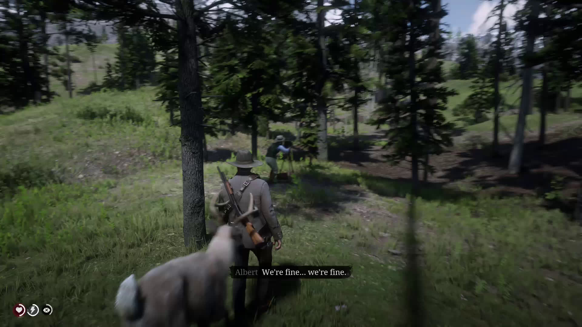 RDR2's peaceful forests