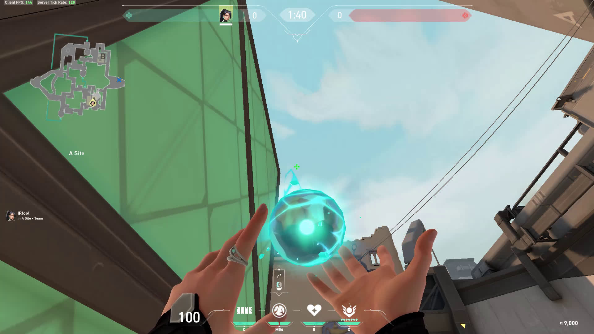 Bind defense from A site to B long