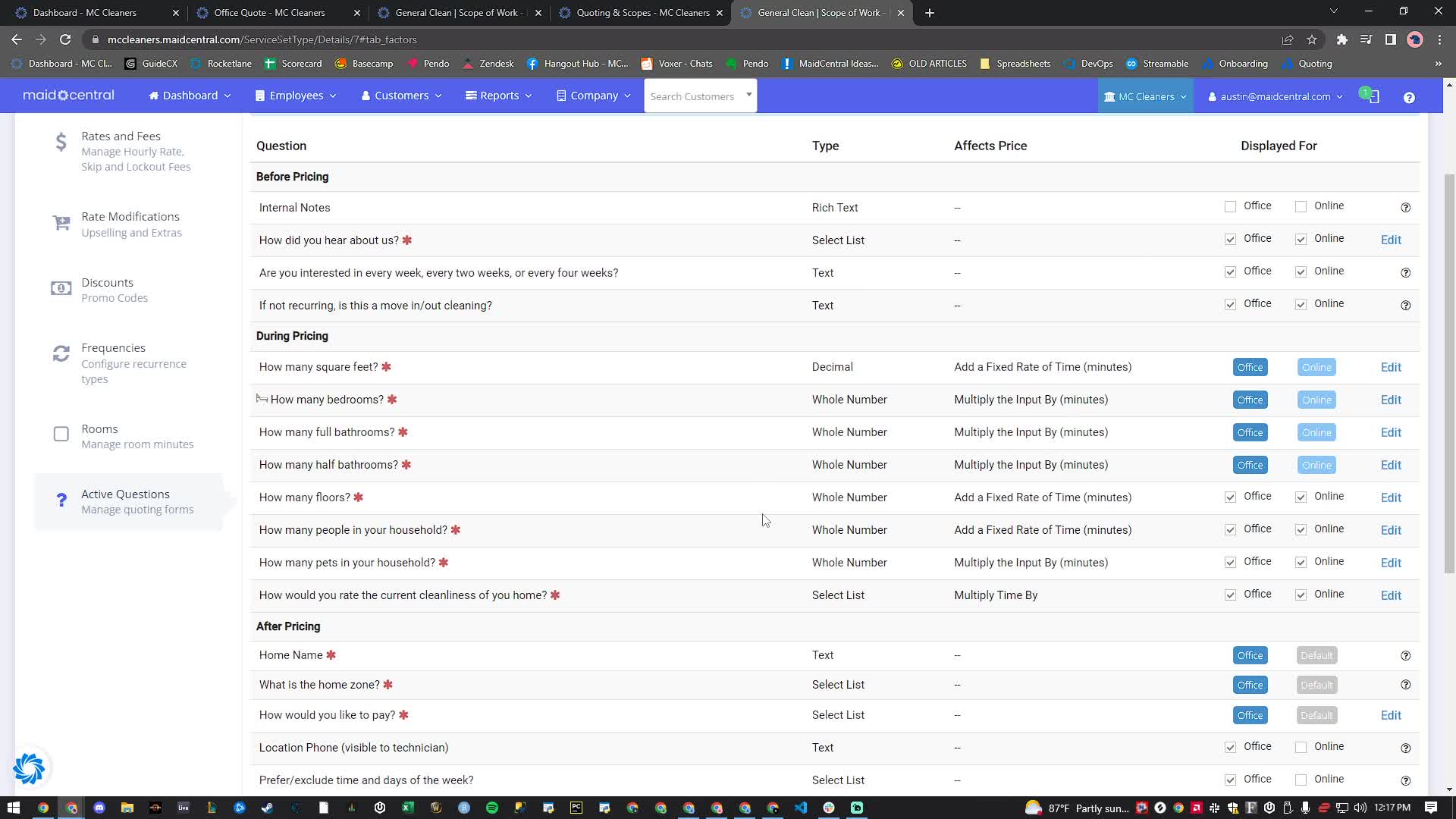 Watch Basic Quoting Tool Setup | Streamable