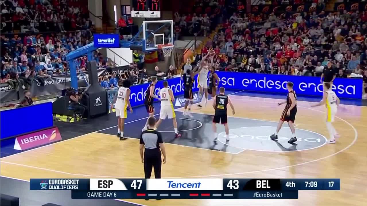 Watch Gonzalez drives from corner, draws foul and FT's vs Belgium | Streamable