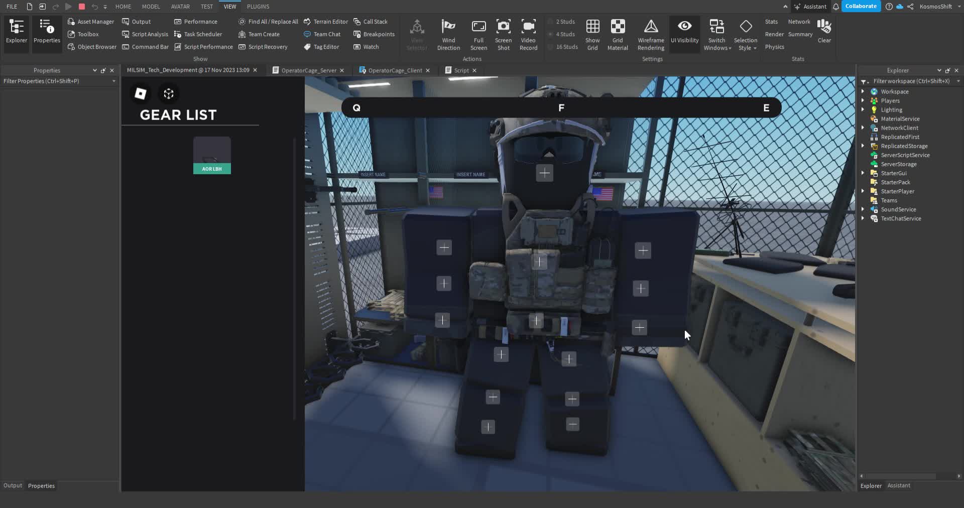Operator Cage System - Alpha Release V1