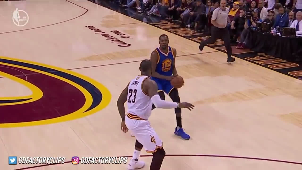 Kevin Durant Game Winner 2017 Finals Game 3 (w/ BANG! call)