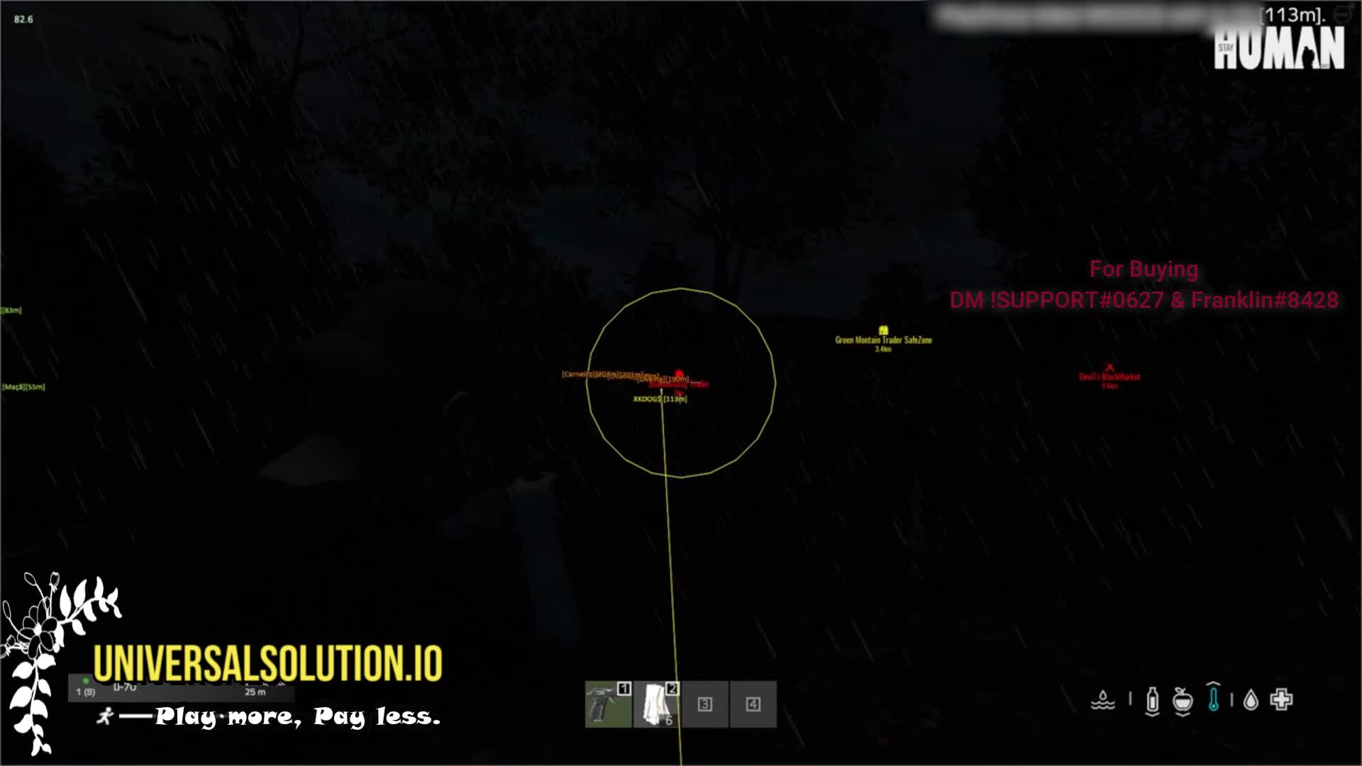 Gameplay of DAYZ