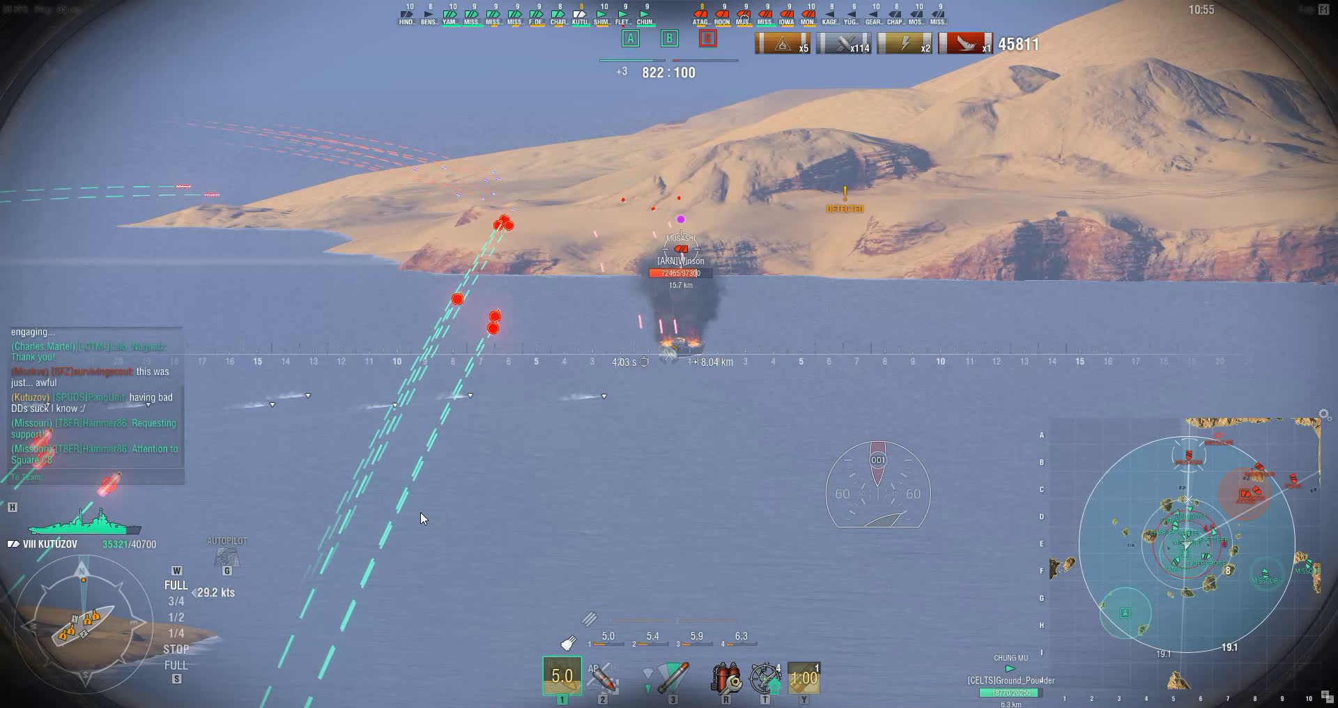 Musashi Turret 152mm IFHE Knockout