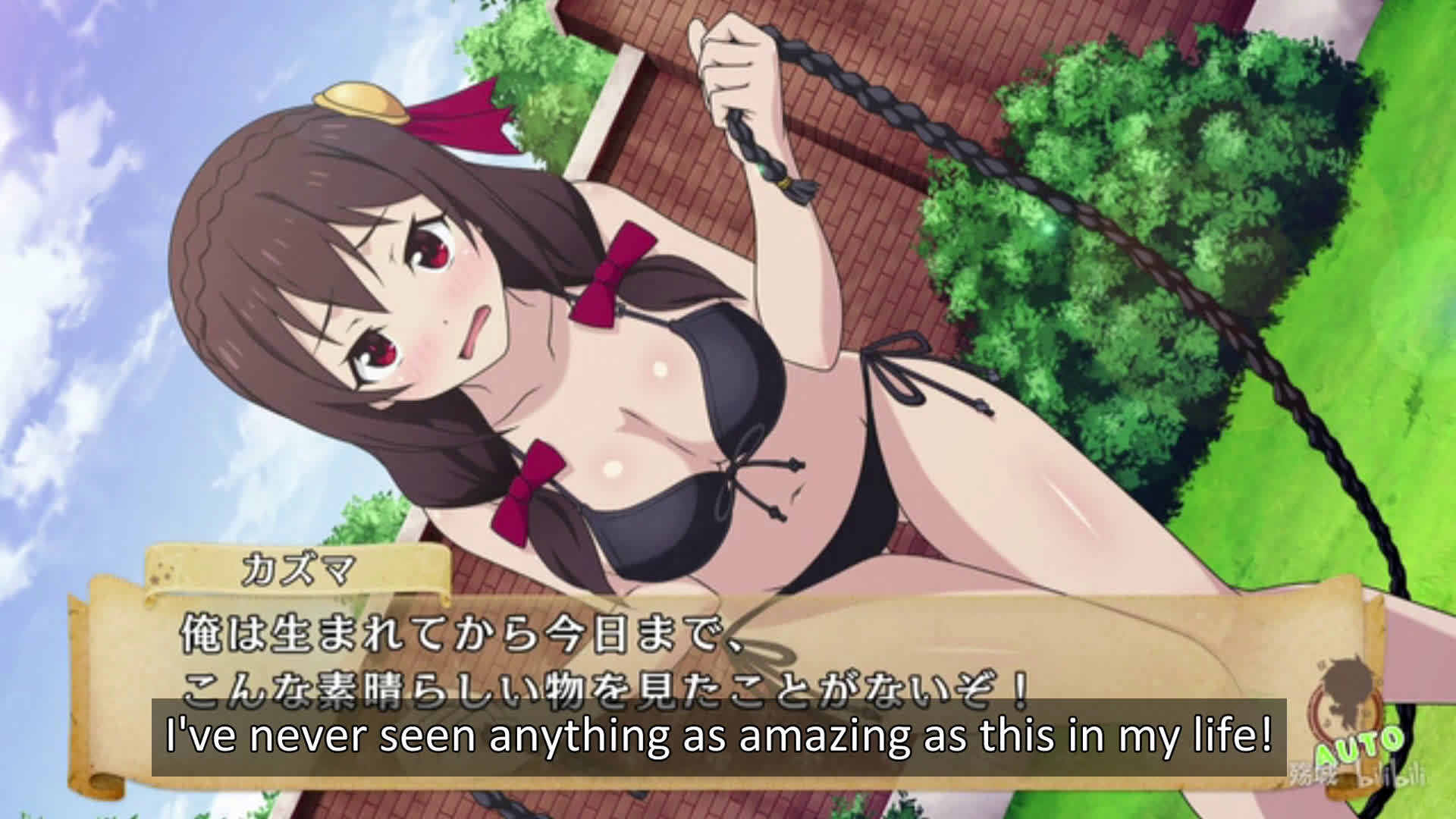 Watch Yunyun Swimsuit jump rope scene subbed | Streamable