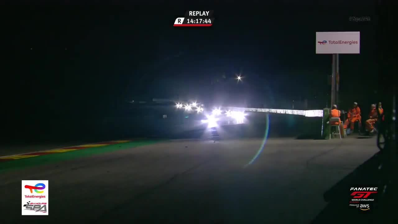 Huge crash during the 24 Hours of Spa.