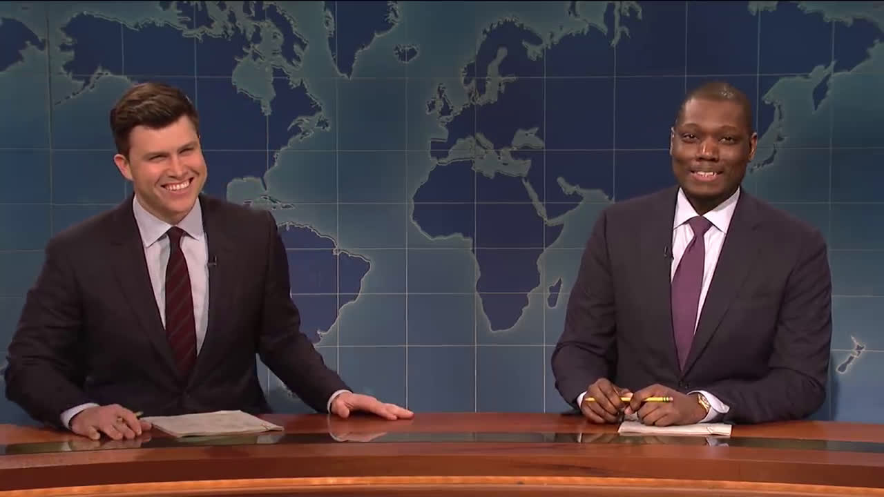 Weekend Update: Colin Jost and Michael Che Swap Jokes - SNL