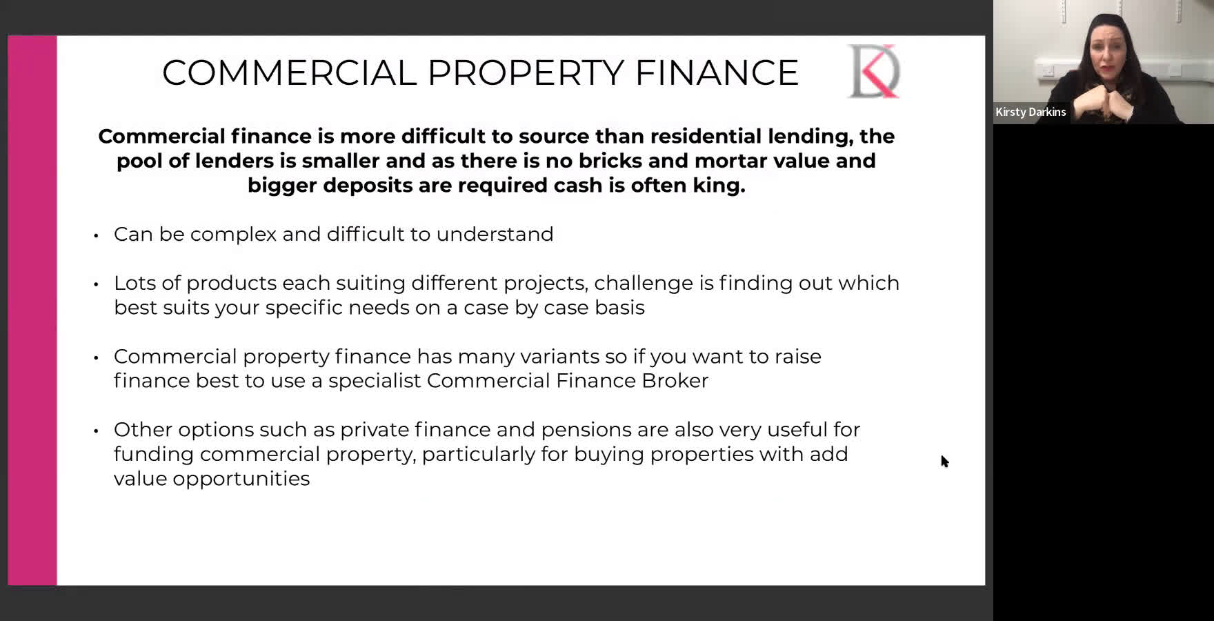 KD Commercial - Module 7 & 8 Taster Training