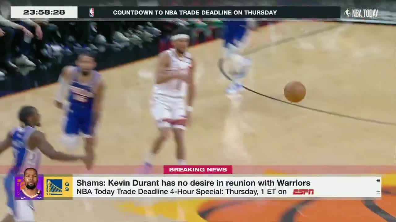Watch As Golden State pursues Phoenix's Kevin Durant, th | Streamable