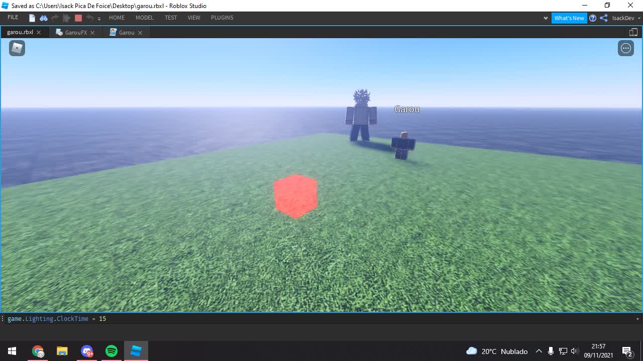 Water Stream Rock Smashing Fist