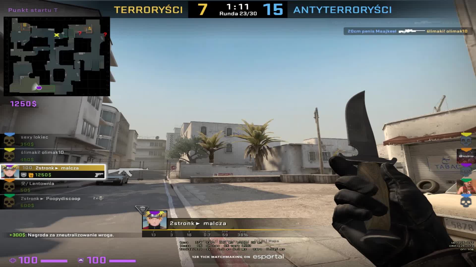 no przeceiz zaraz mnie cos pokurwi