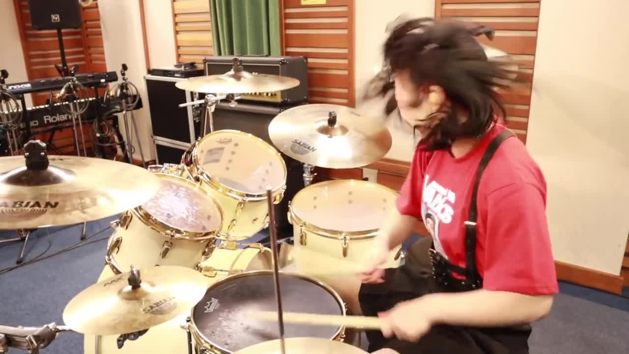 JUNNA 】Through The Fire And Flames / DragonForce - Drum Cover